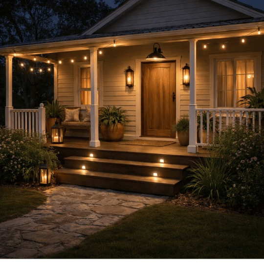 10 Front Porch Lighting Ideas for a Better-Lit Porch (Try These First)