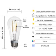 Spencer LED Spiral Bulb 7W 3000K Dimmable Lamp Fitting Pendant Light