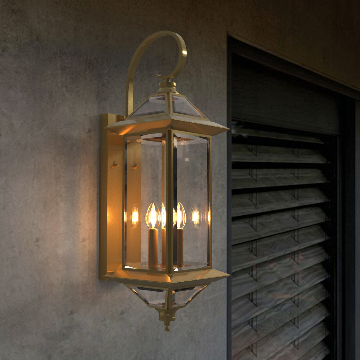 GRANDE Solid Copper Outdoor Exterior Lighting Fixture IP44 Weather Pro