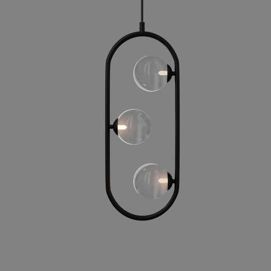 ALFA 3-Lights Modern Style Glass Pendant Light Fixtures Kitchen Island