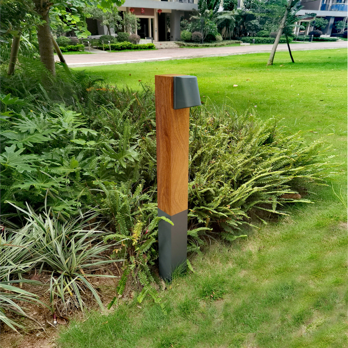 LUMY Modern LED Landscape Path Bollard Light 10W 3000K IP65 Aluminium