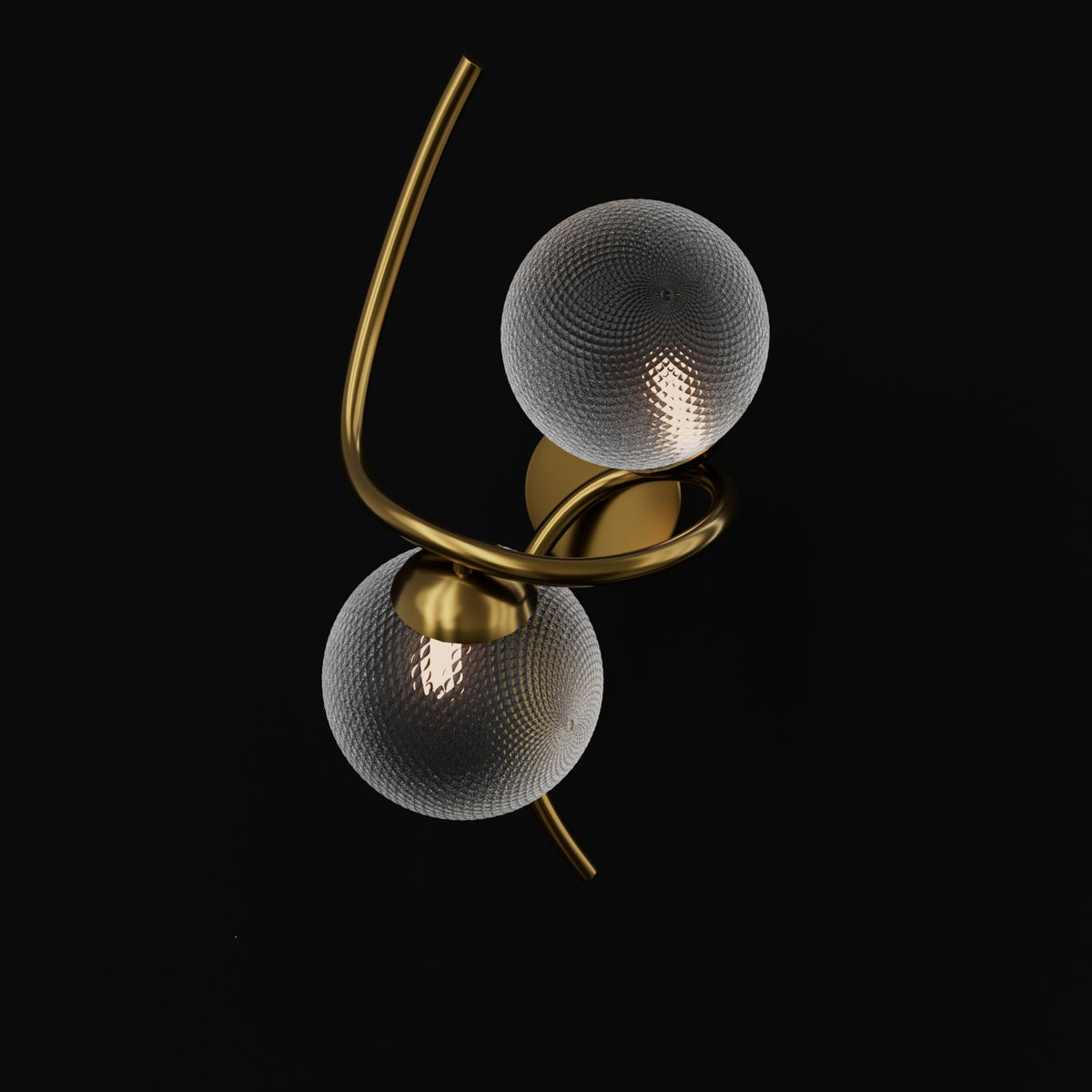 ALFA Contemporary Glass ball Wall Light fixtures Bathroom Vanity Light
