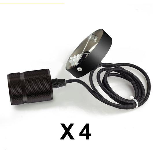 Aluminium Industrial Style Cafe Shop E27 base Pendant Light with 2m ca