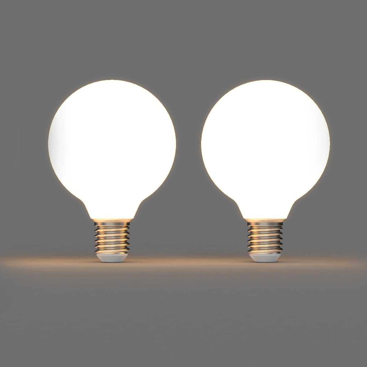 LED G80 Bulb Globe Shape Full Glass 5W B27 2700K Warm White